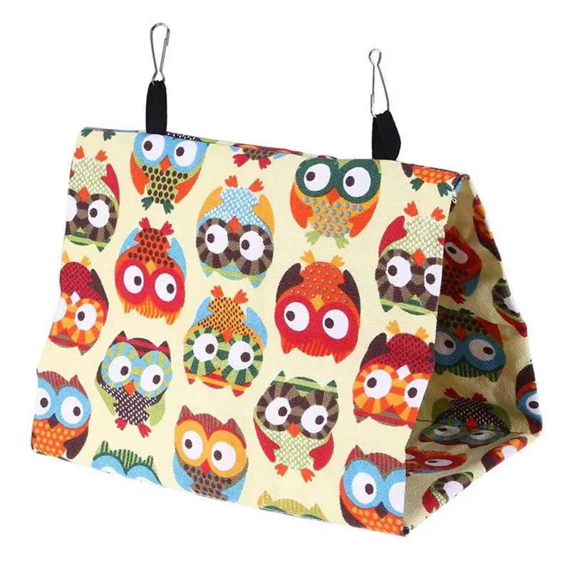 Canvas-Bird-Triangle-Nest-Snuggle-Huts-Parrot-Habitat-Cave-Hanging-Tent ...