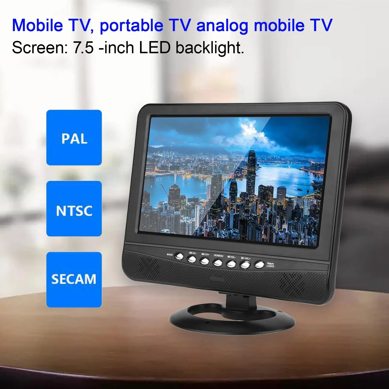 Port-til-Digital-Car-Video-Player-TV-anal-gica-r-dio-ngulo-de-vis-o ...