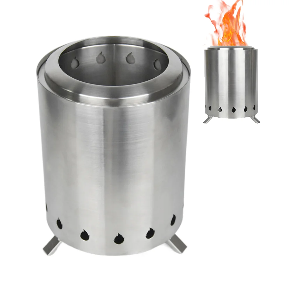Camping-Wood-Stove-Stainless-Steel-Outdoor-Smokeless-Fire-Pit-Small ...