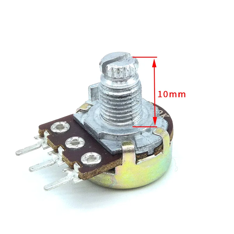 5pcs-WH148-volume-adjustable-Potentiometers-Single-3-pin-center-tap ...