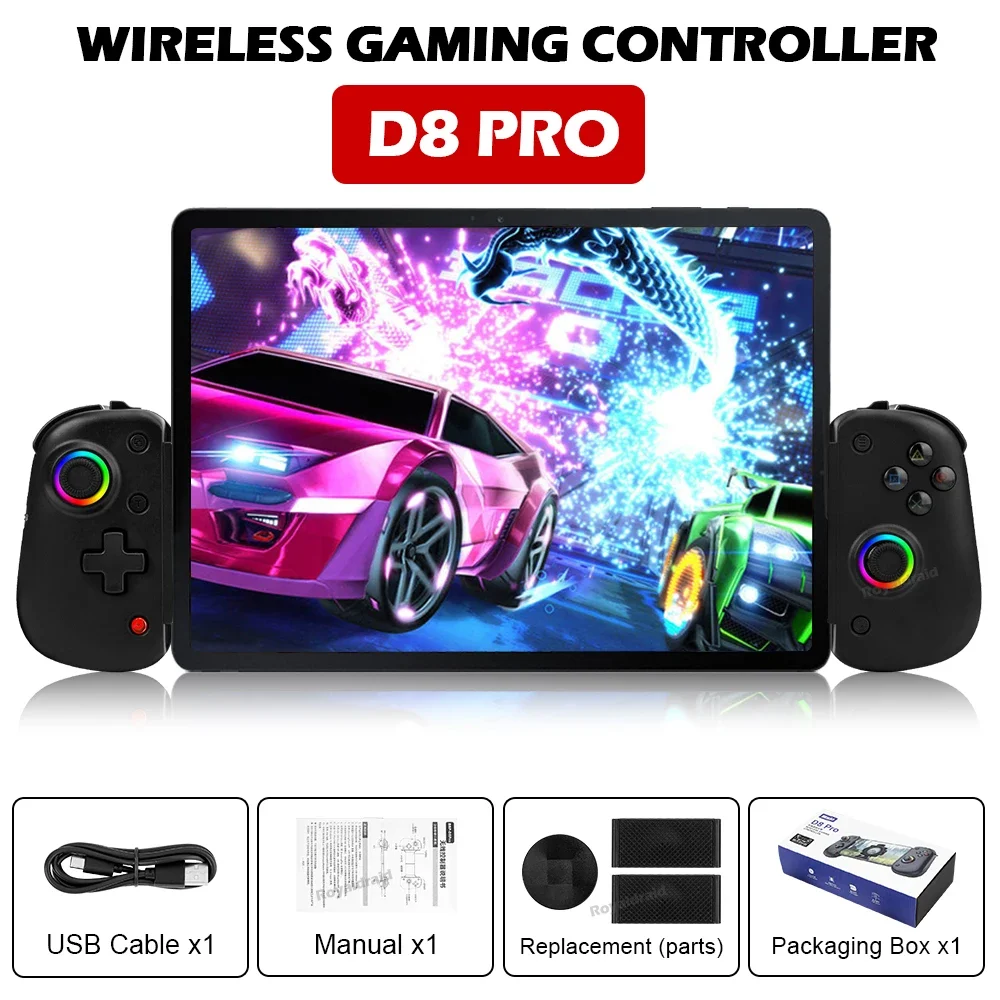 BSP-D8-PRO-RGB-Tablet-Controller-Wireless-Handle-For-Switch-Game-BT-Compatible-Stretch-Joystick ...