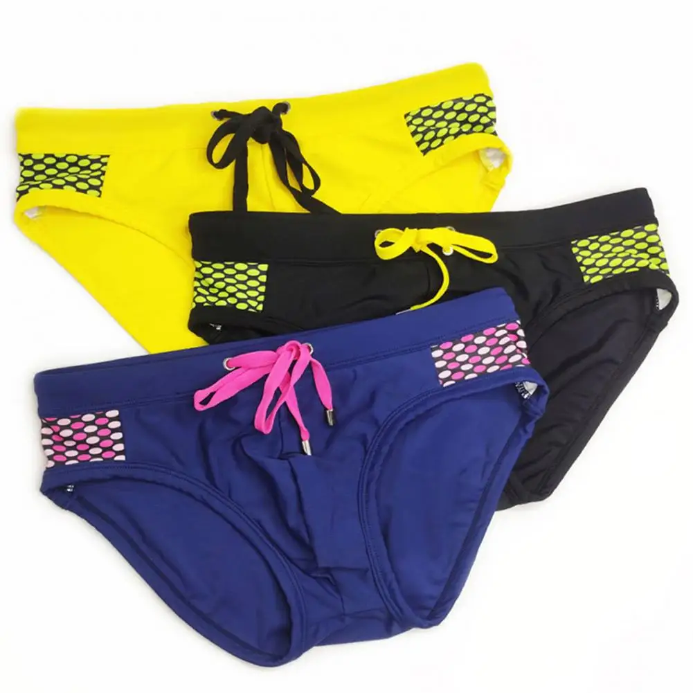 Quick-drying Swimming Trunks Stylish Men's Low-rise Swim Briefs with ...
