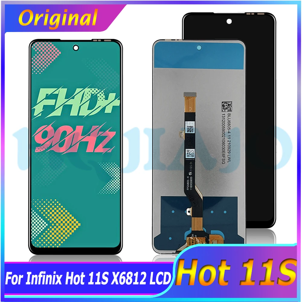 6.78" Original New For Infinix Hot 11S X6812 LCD Display Touch Screen ...