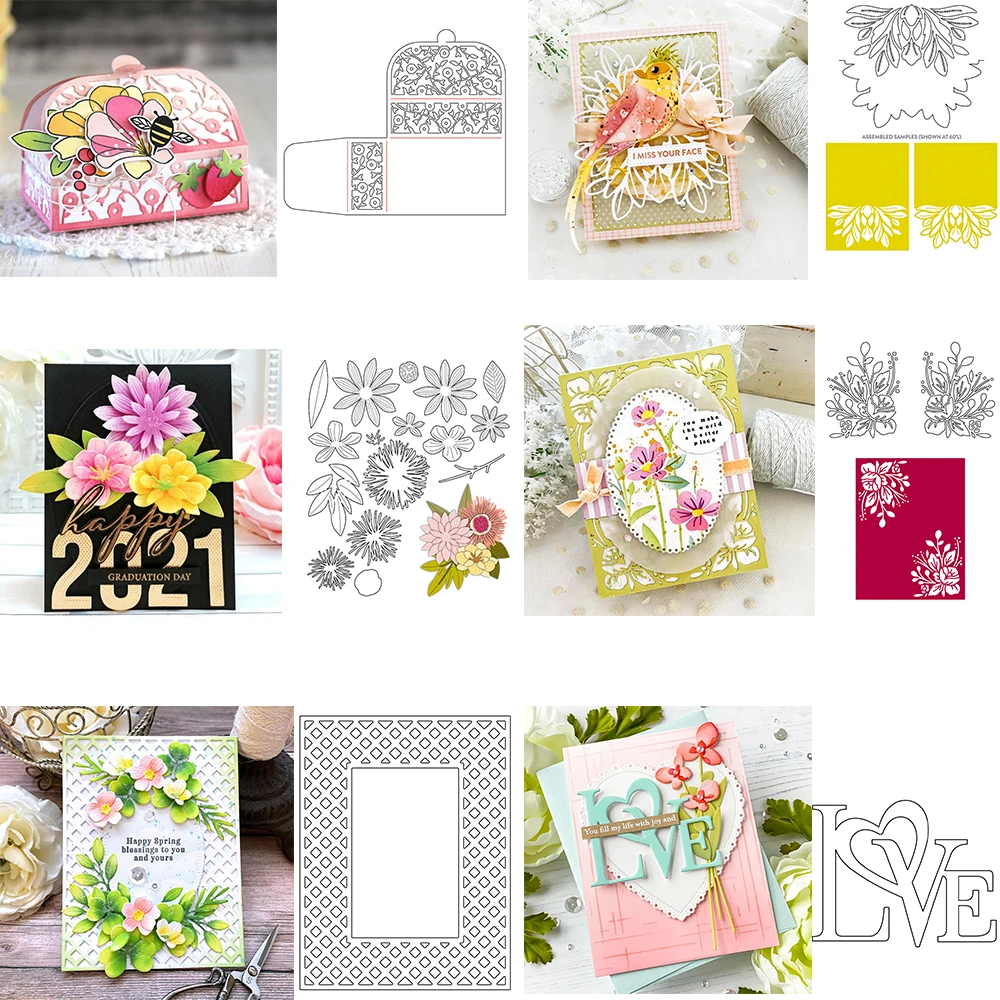 Blooms-Flowers-Elegant-Edges-Cutting-Dies-Dainty-Deliveries-Box-Big ...