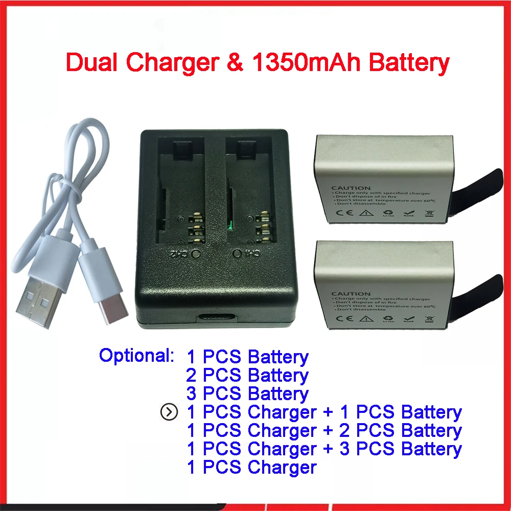 1050-1350-MAH-Large-Capacity-Lithium-Battery-For-Waterproof-Sport ...