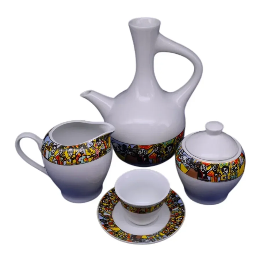 # Hot Custom Ethiopian Coffee Pot Hand-make Clay Black Coffee Sets For ...