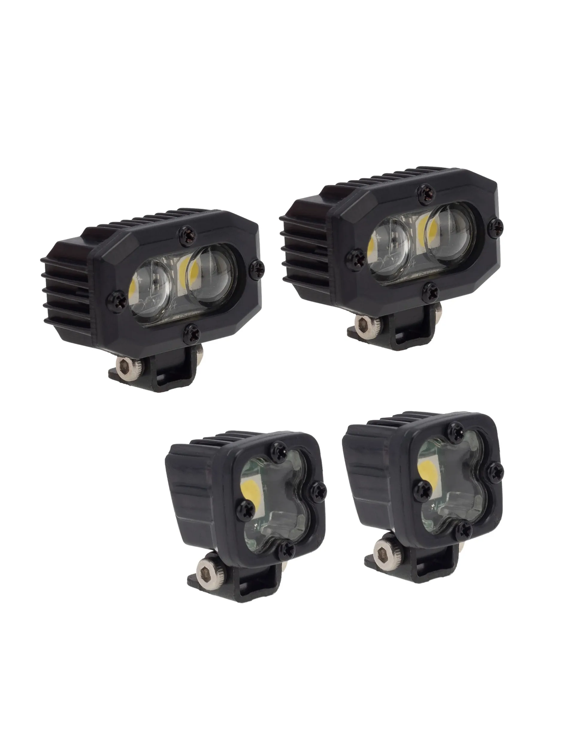 LED-Lights-Bright-Headlights-5050-Square-Spotlight-for-1-10-RC-Crawler ...