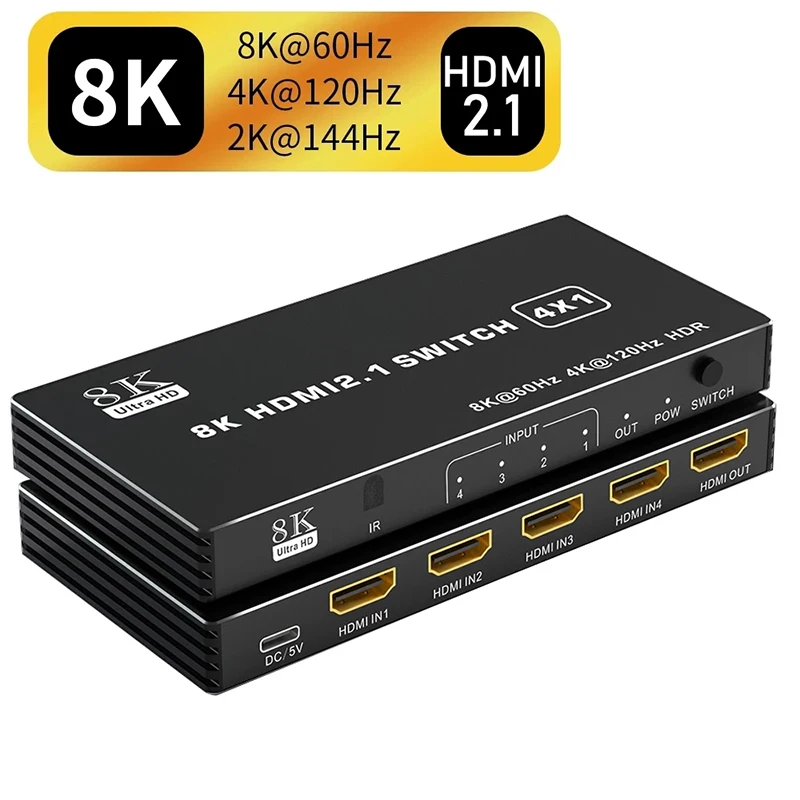 Interruptor-8K-HDMI-2-1-conmutador-3x1-4x1-5x1-4K-120Hz-5-en-1-8K ...