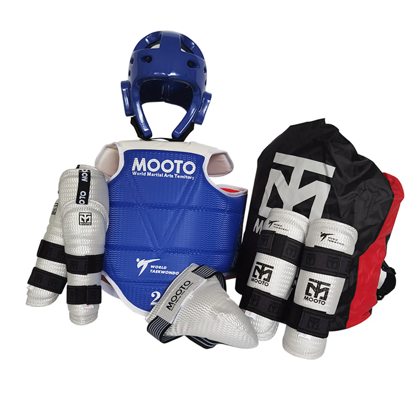 School-Training-Protective-Gear-Thickened-Five-Piece-Set-Eight-Piece ...