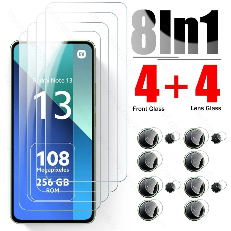 For-Xiaomi-Redmi-Note-13-4G-Glass-8-In-1-Camera-Protective-Glass-Redmy ...