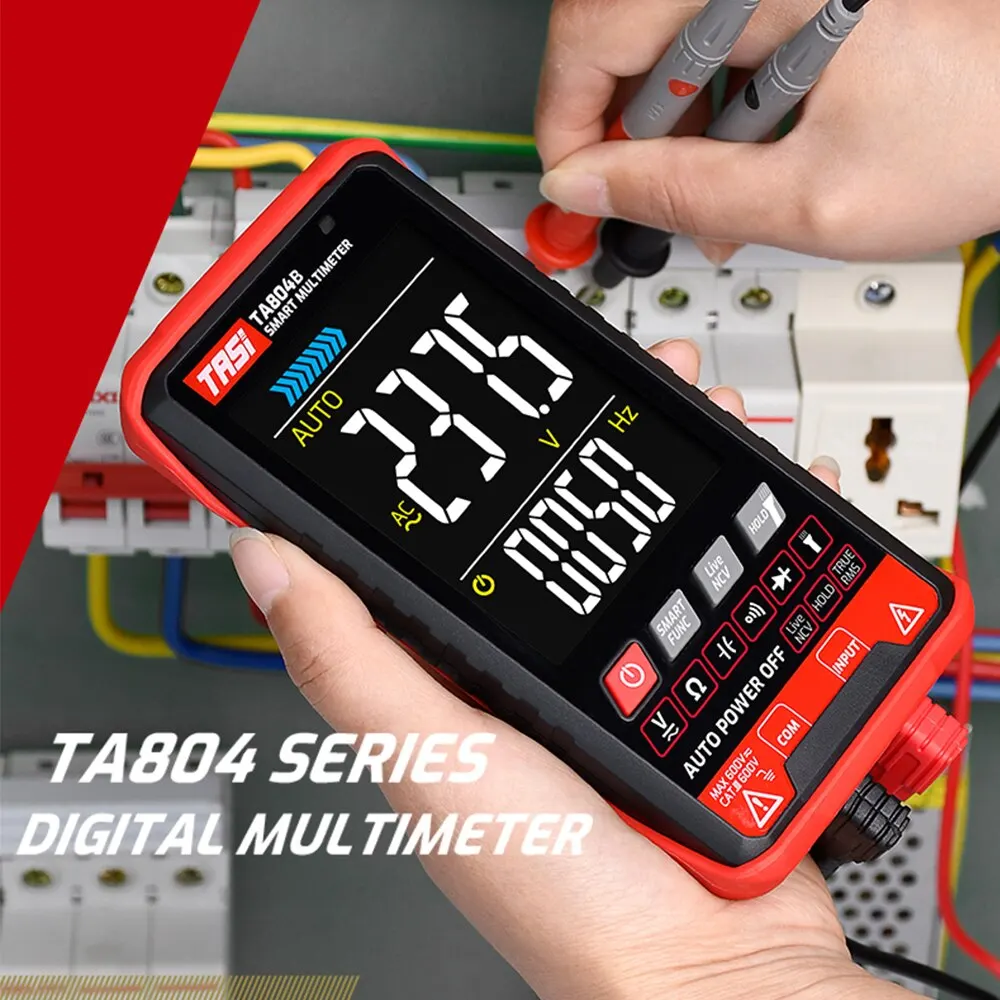 TASI-TA804A-Digital-Multimeter-Smart-Electrician-Tester-NCV ...