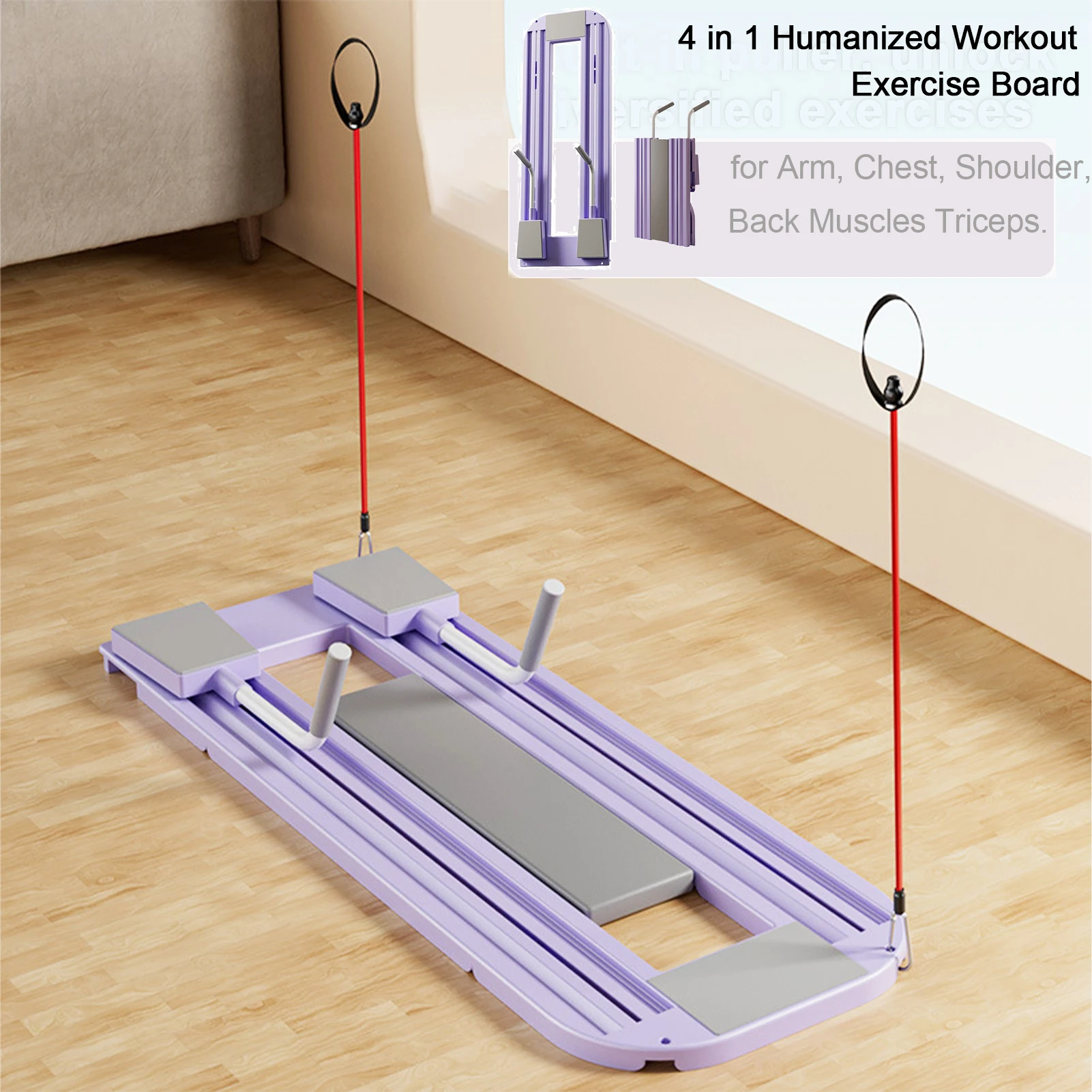 Workout Board For Home Gym 4 In 1 Humanized Workout Exercise Board With ...