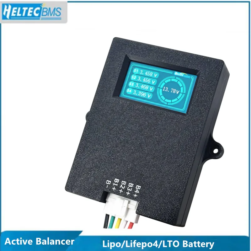 Heltecbms 5A Lipo/lifepo4 active balancer 4s 6S 8S with Voltage Dispaly ...