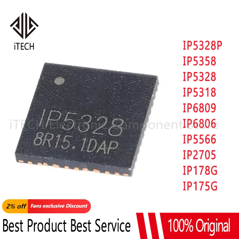 Ip5328 I2c Electronic Component Wireless Charging Transmitting