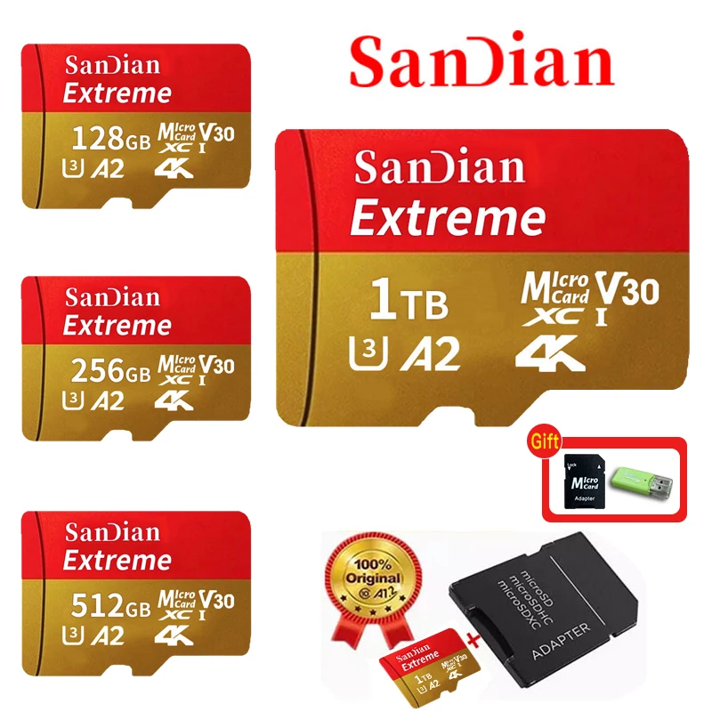 Original-Mini-SD-Card-para-C-meras-Telef-nicas-Cart-es-de-Mem-ria-Flash ...