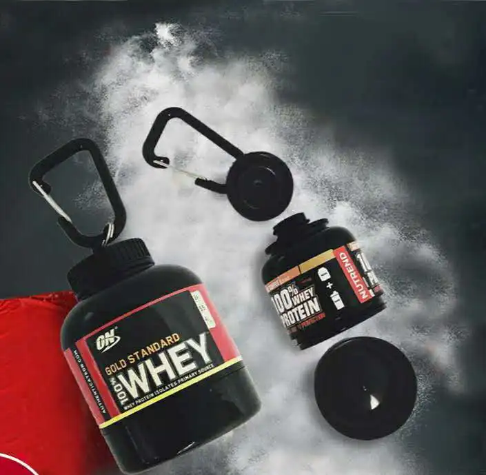 2023 New 100ML mini portable outdoor exercise protein powder bottle ...