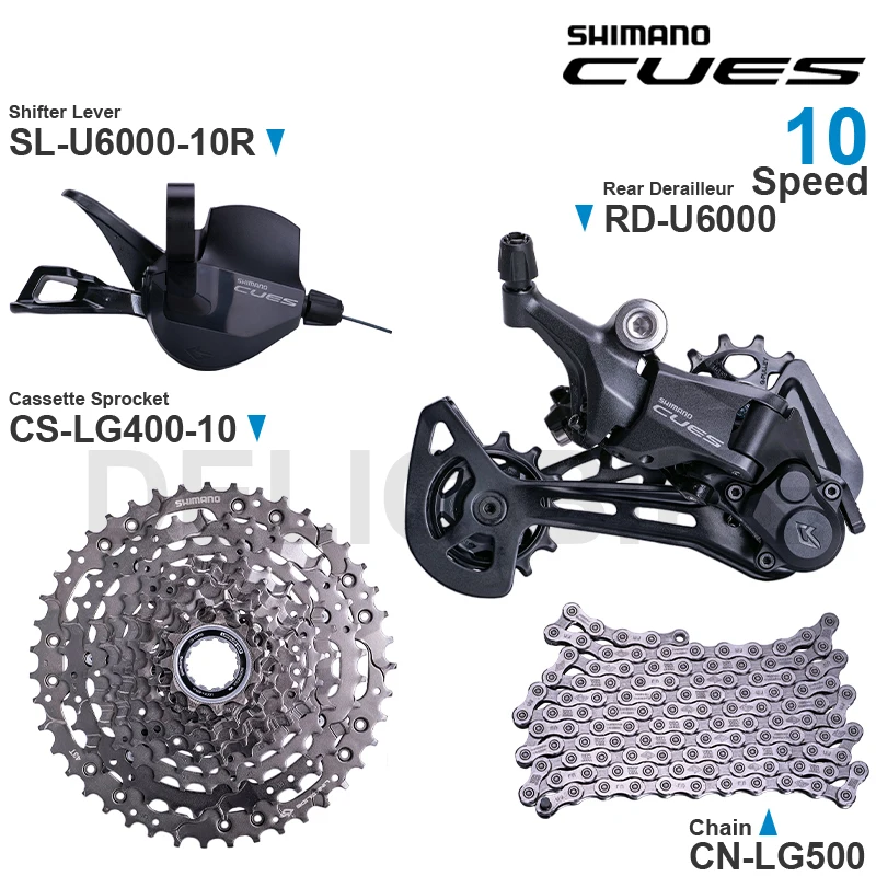 SHIMANO-CUES-U6000-Groupset-SL-U6000-10R-RD-U6000-CS-LG300-CS-LG400-CN ...