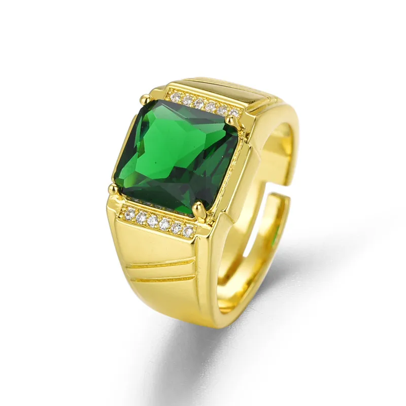 Emerald Stone Rings Gents