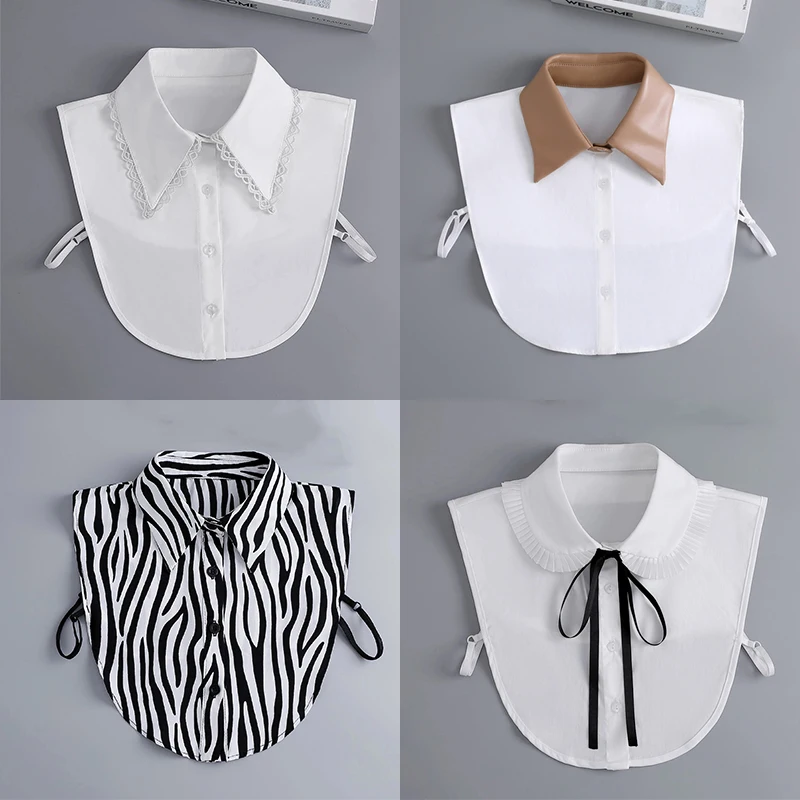 Linbaiway-New-Lapel-Fake-Collar-Vintage-Detachable-Shirt-Collar-for ...