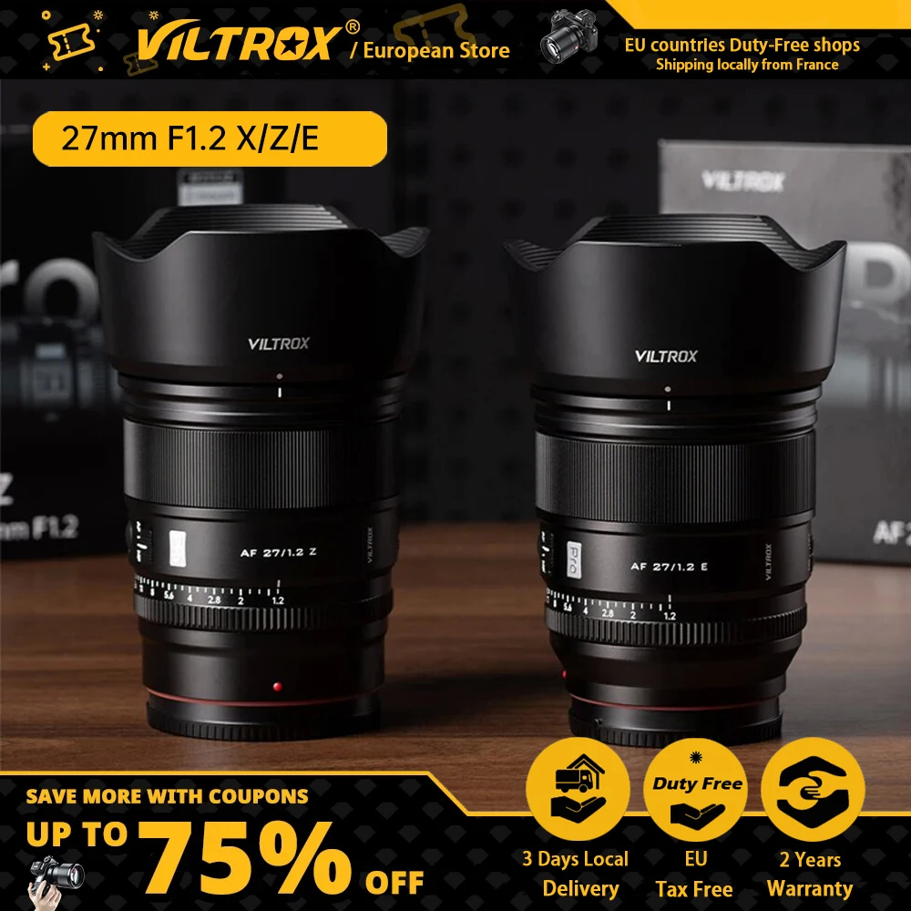 Viltrox-Pro-Camera-Prime-Lens-Fuji-XF-Sony-E-Nikon-Z-abertura-grande ...