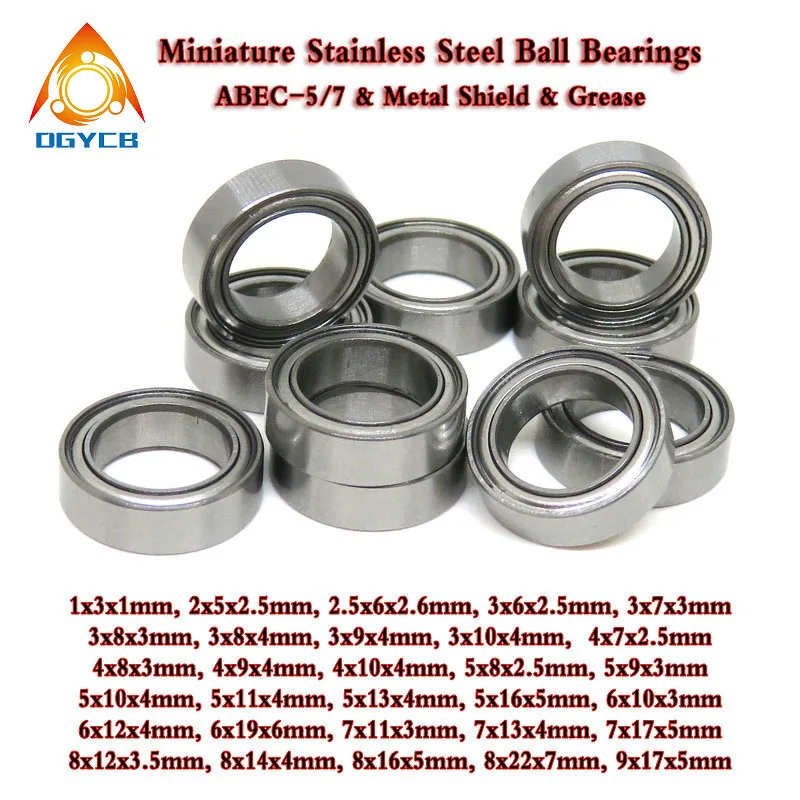 1pcs-SMR128-ZZ-8x12x3-5-Stainless-Steel-Ball-Bearing-MR128-ZZ-L1280ZZ-8 ...