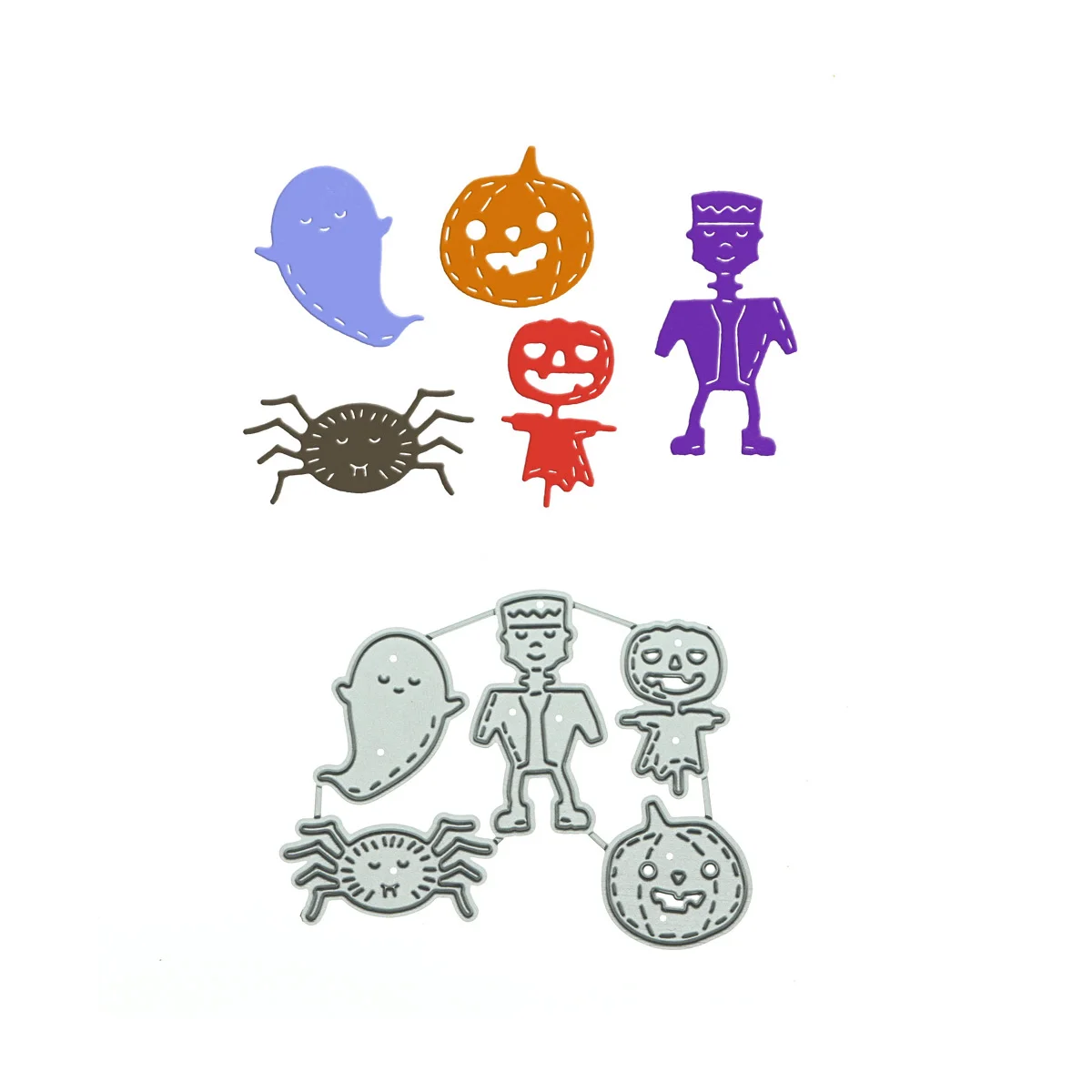 Metal-Cutting-Dies-Set-Cute-Ghost-Frankenstein-Pumpkin-Punch-Cut ...