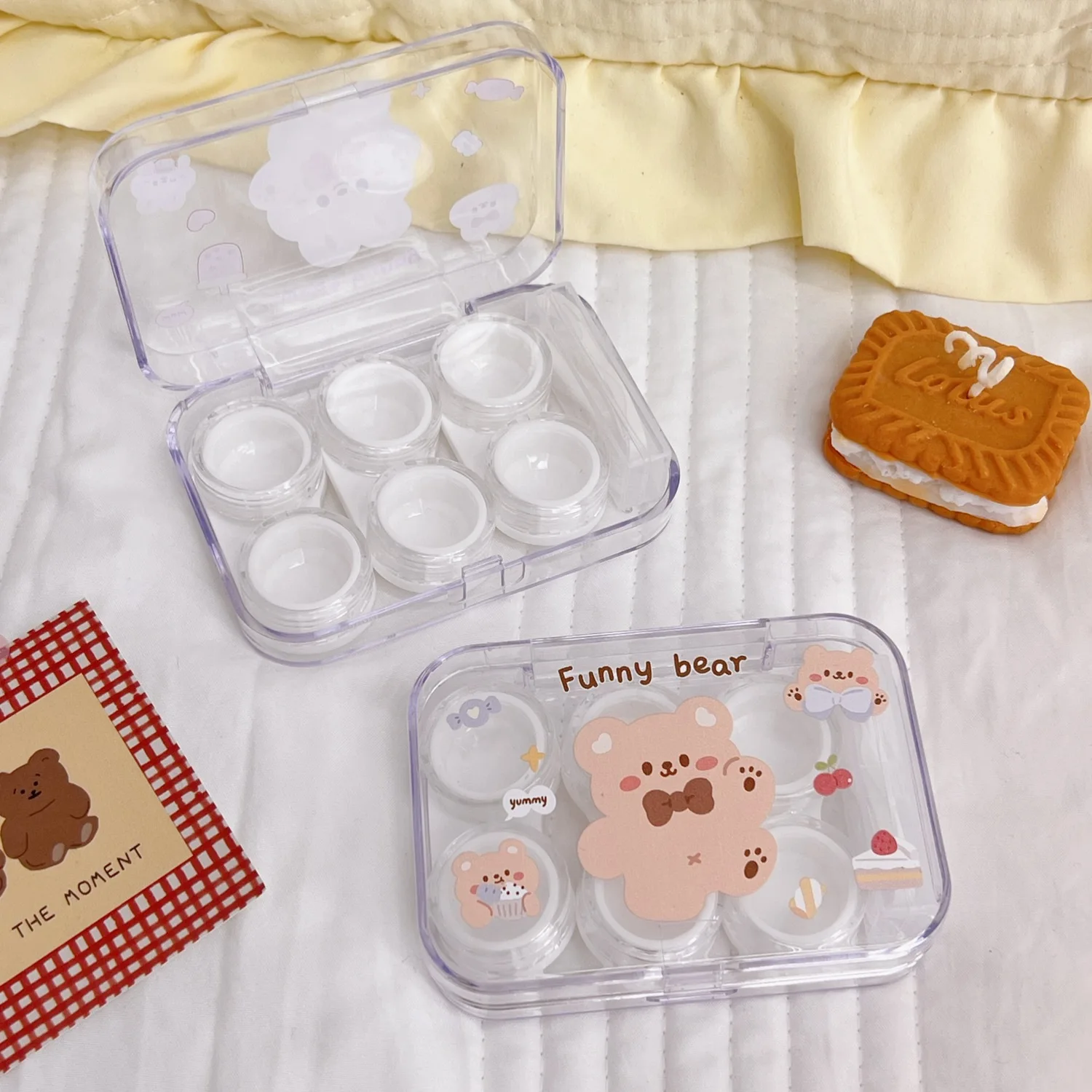 Contacts Lenses Travel Case 3 Pairs | Accessories Contact Lenses - 3 ...