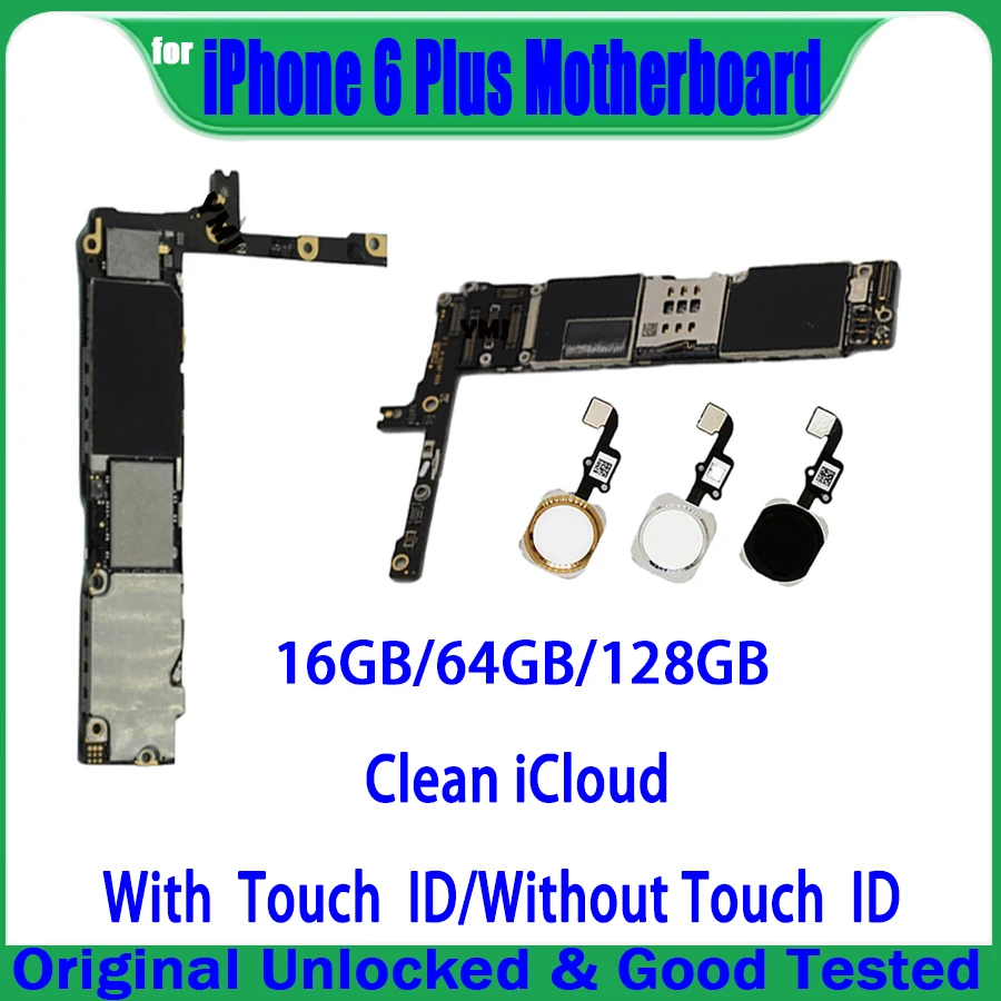 Original-Unlocked-Mainboard-For-Iphone-6-Plus-5-5inch-Motherboard-With ...