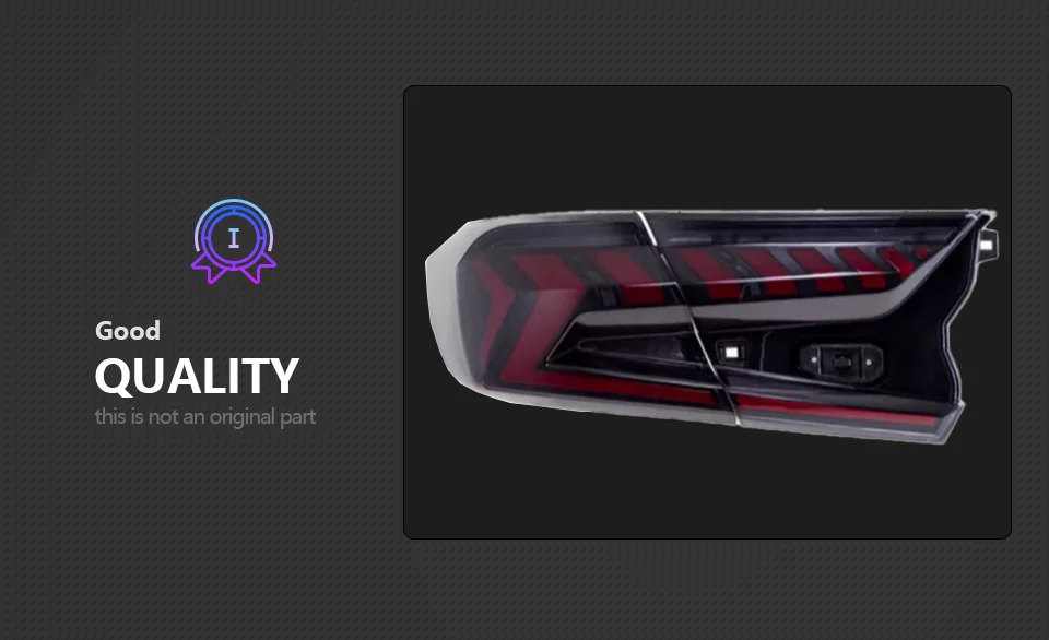 Accord Tail Lights 2018-2022 New Accord Led Tail Lamp Light Rear Lamp ...