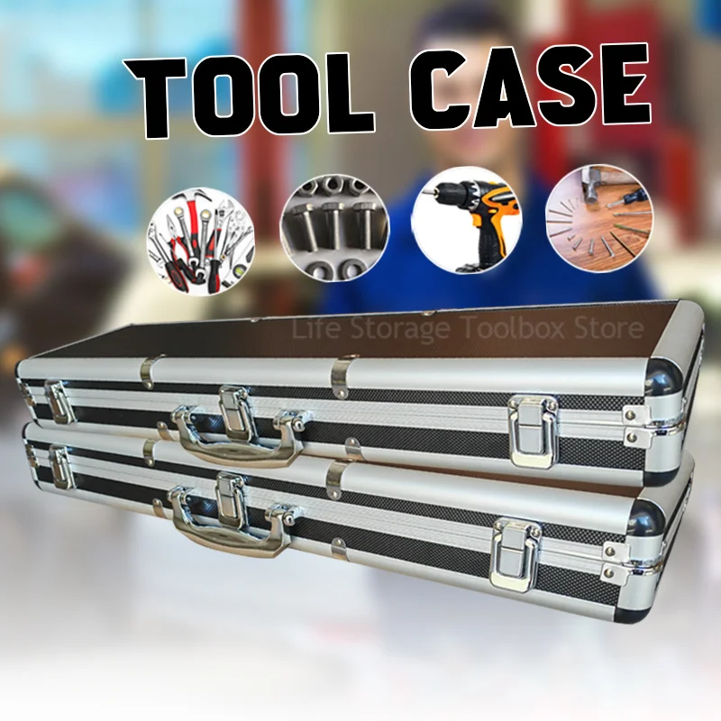 Aluminum-Case-Large-Hard-Case-Hunting-Waterproof-Safety-Tool-Box-Extra ...