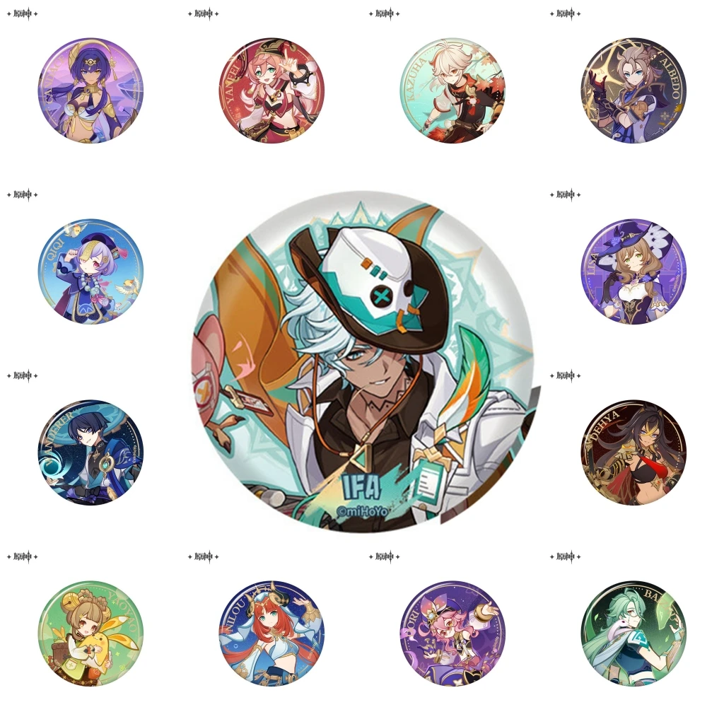 58mm Game Genshin Impact Genius Invokation TCG Candace Ifa Kinich ...