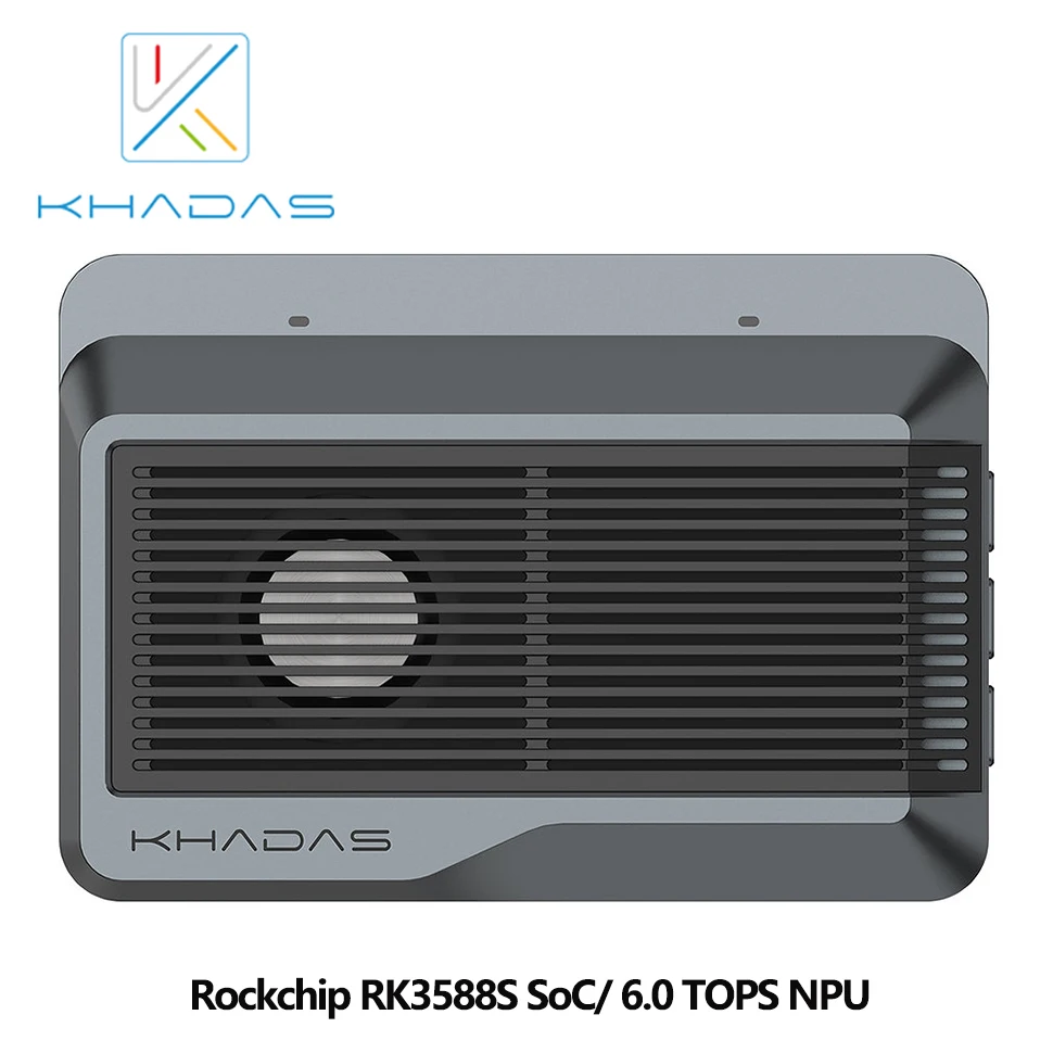 Khadas Edge2 Maker Kit RK3588S Single Board Computer with 8-core 64-bit CPU, ARM Mali-G610 MP4 ...
