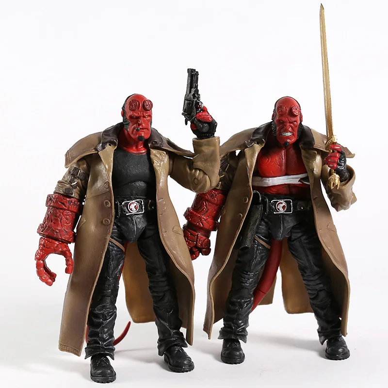 Mezco-Toys-Hellboy-Action-Figure-PVC-Classic-Movie-Collectible-Model ...