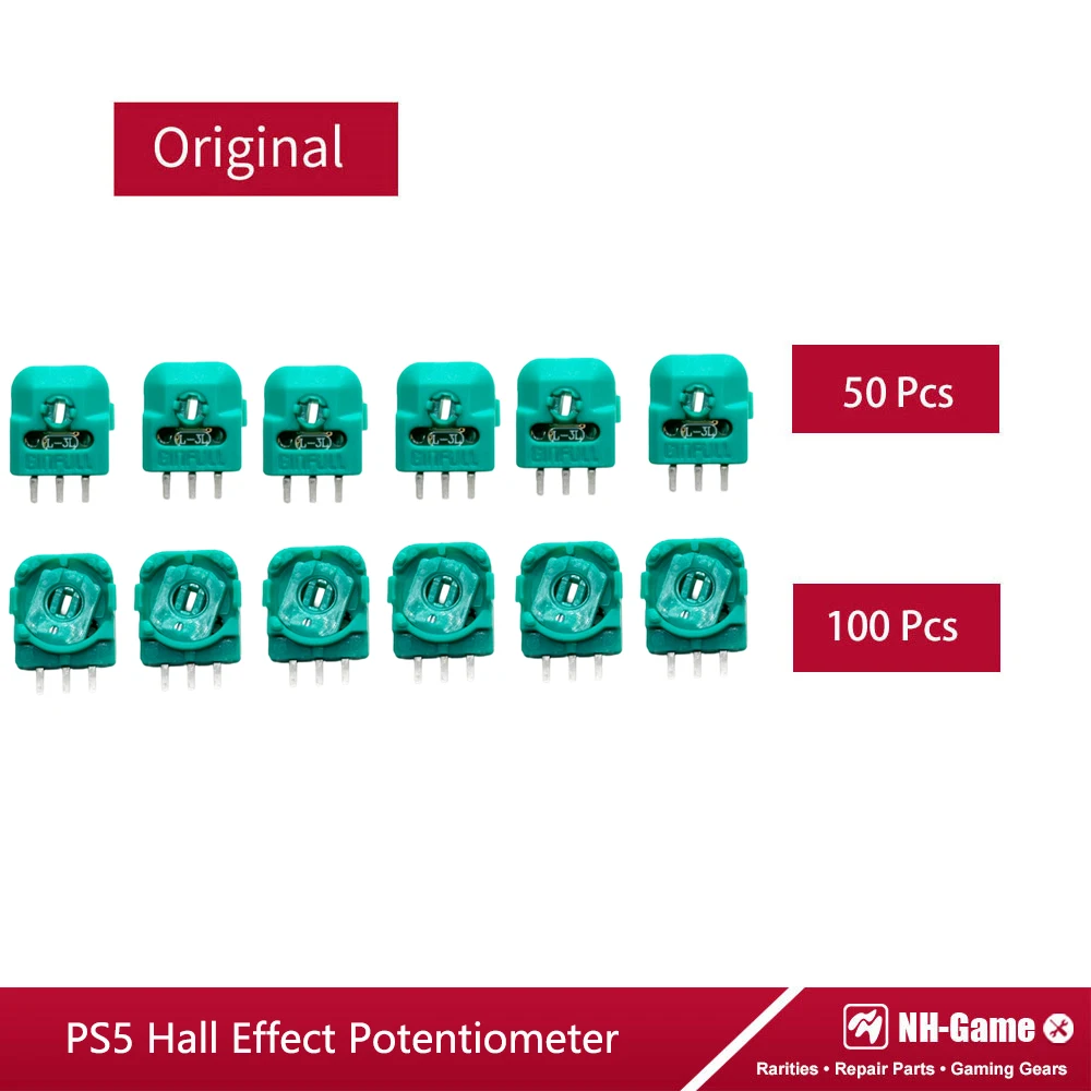 50-100pcs-Hall-Effect-Sensor-Module-Axis-Resistor-For-PS5-Controller-3D ...