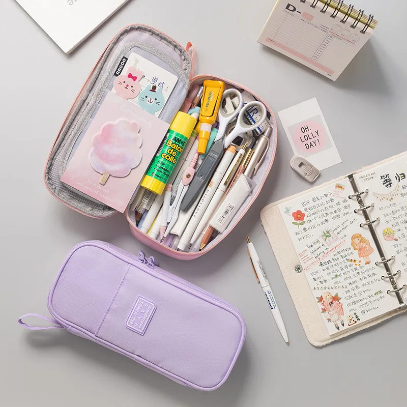 Angoo-Trousse-crayons-multicouche-sac-stylos-poign-e-facile-stockage-de ...