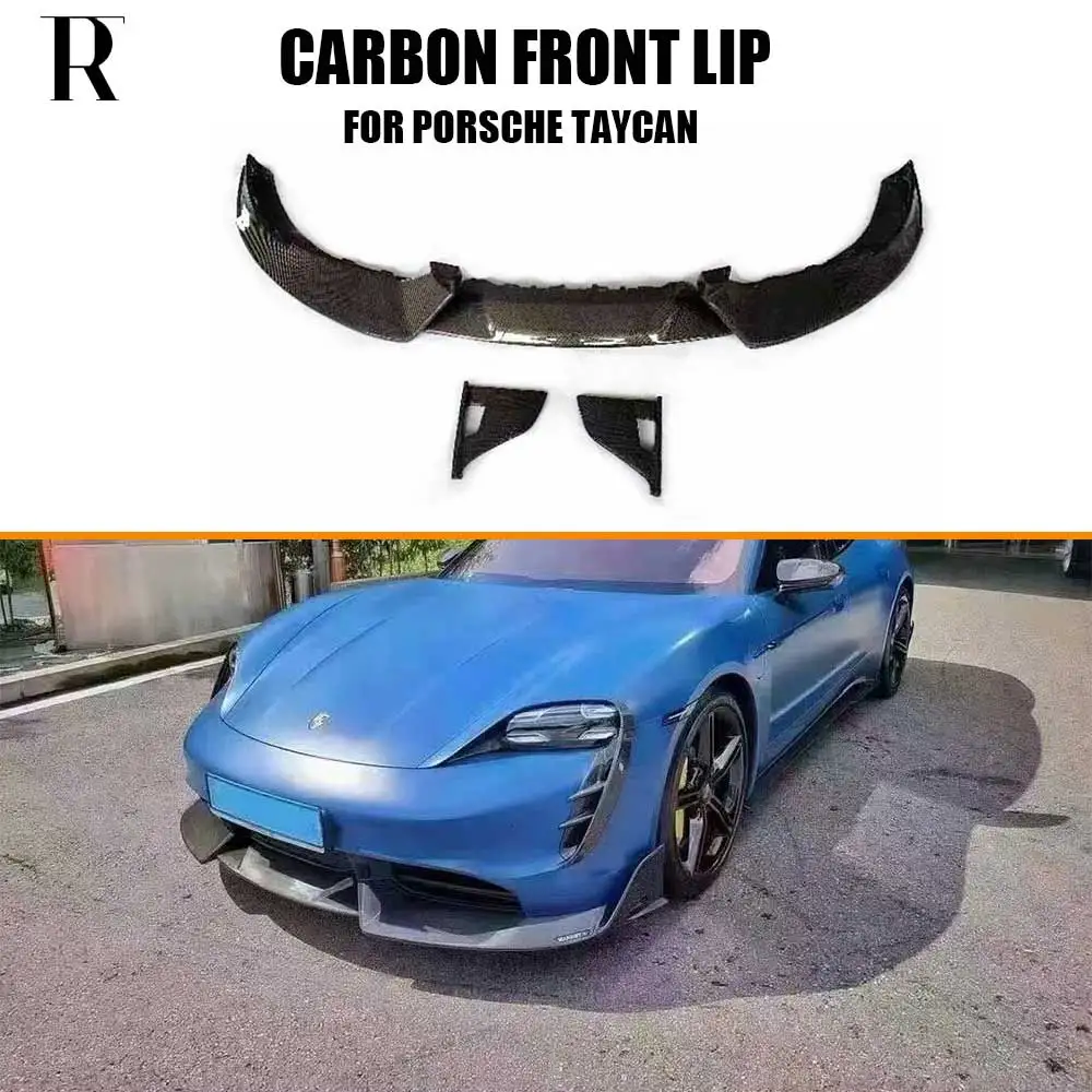 Mansory-Style-Real-Carbon-Fiber-Front-Bumper-Chin-Lip-Splitter-for ...