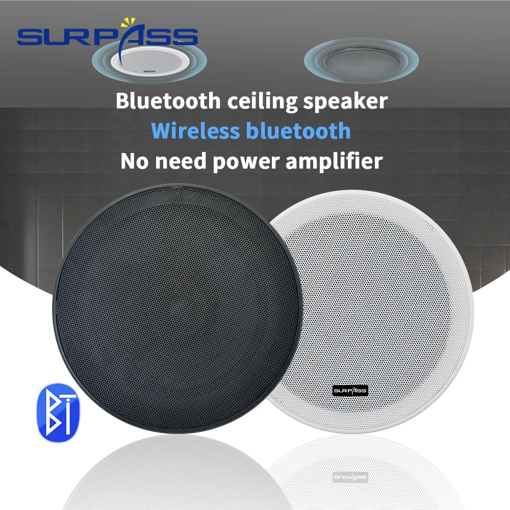 6-Inch-Dustproof-Bluetooth-Ceiling-Speaker-Home-Audio-Stereo-Sound-Full ...