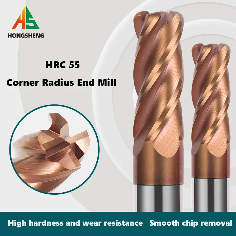 Corner-Radius-End-Mill-CNC-R-Bullnose-Cutter-Tungsten-Carbide-Steel ...