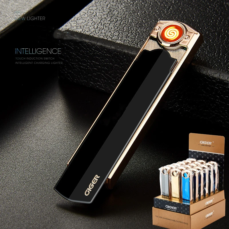 Mini-USB-Lighter-for-Smoking-Windproof-Mirror-Lighter-Zinc-Alloy-USB ...