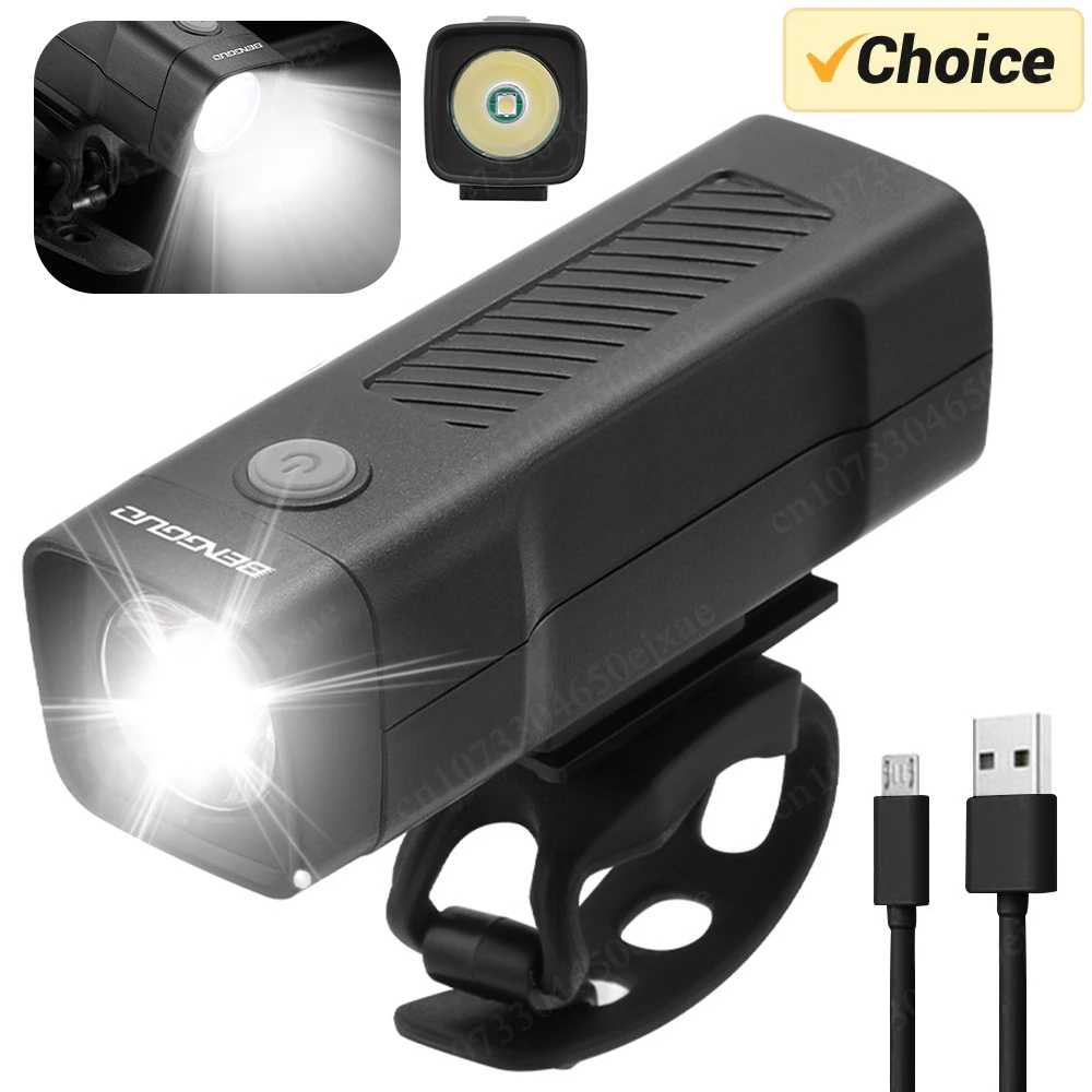 100LM-Bike-Light-Headlight-Bicycle-Front-Lamp-Flashlight-LED-USB-Torch ...