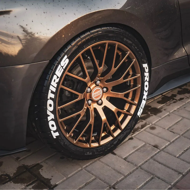 Car Tires Sticker For TOYO Custom Text 3D PVC Tyre Letter Stripe ...