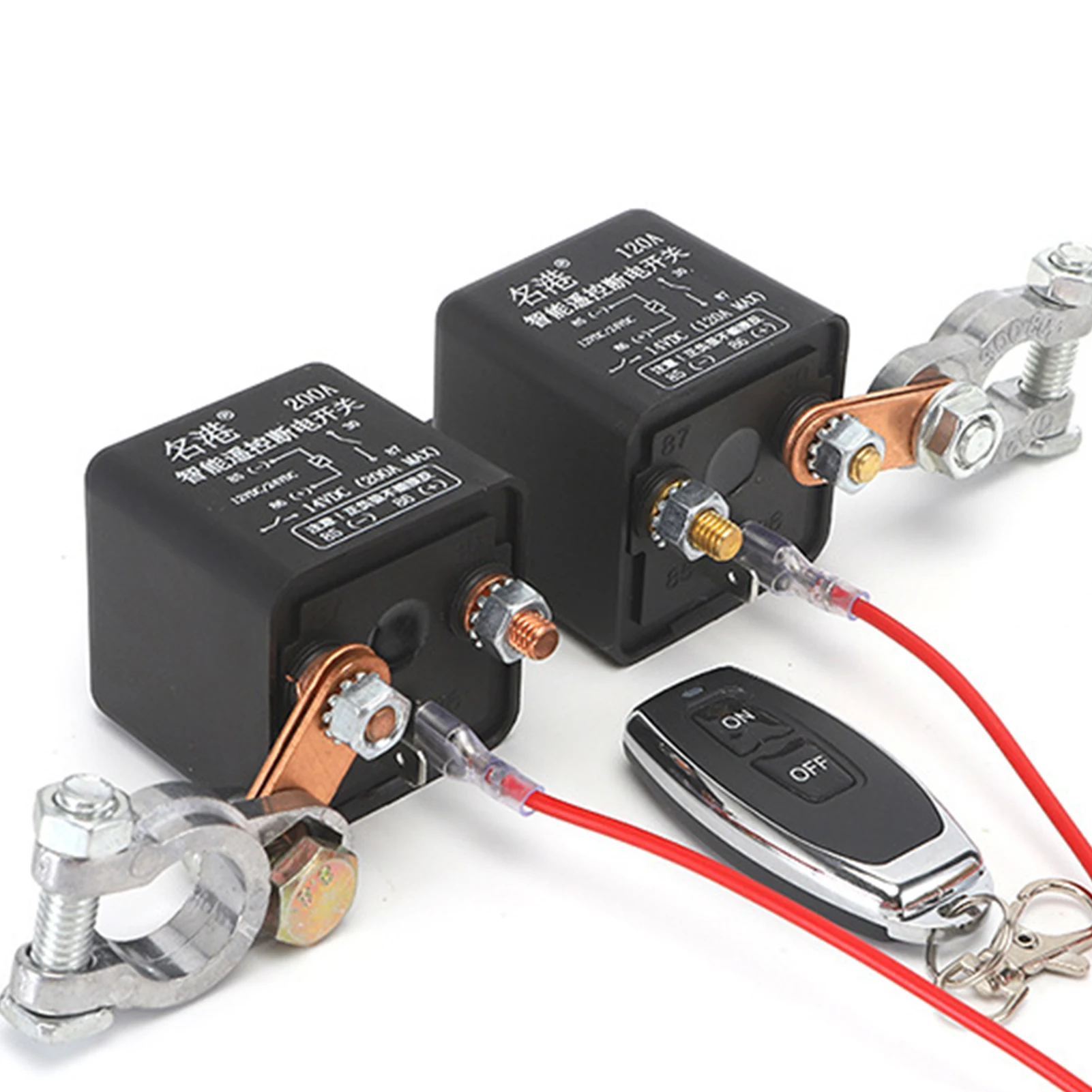 Universal-12-24V-New-Car-Battery-Switch-Relay-Integrated-Wireless ...