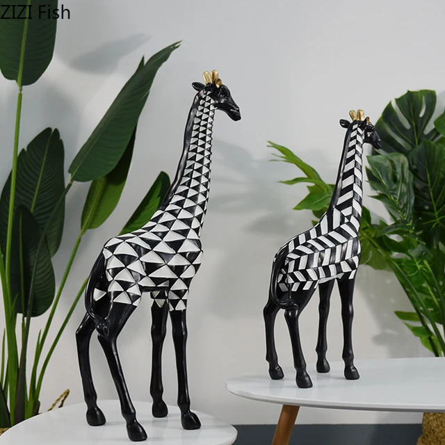 White Giraffe Statue