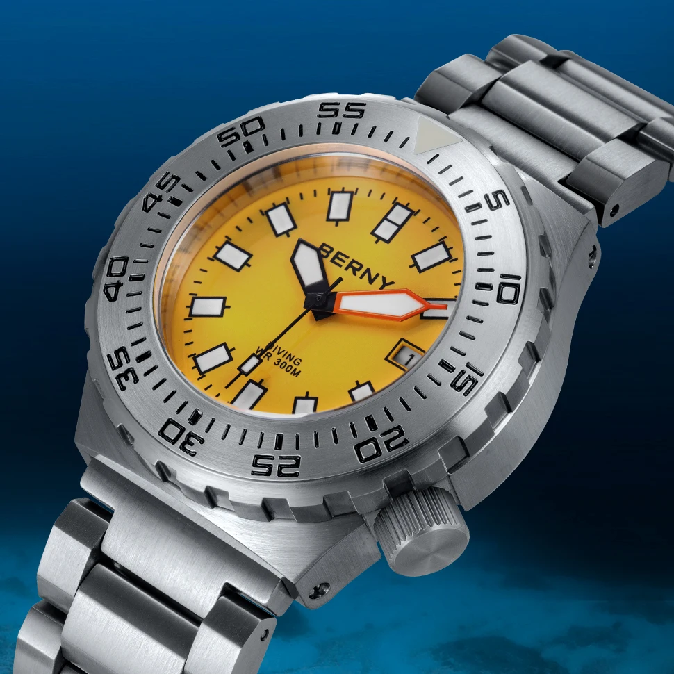 Men Watch 30bar 300m Waterproof Diving Automatic | 300m Dive Watches ...