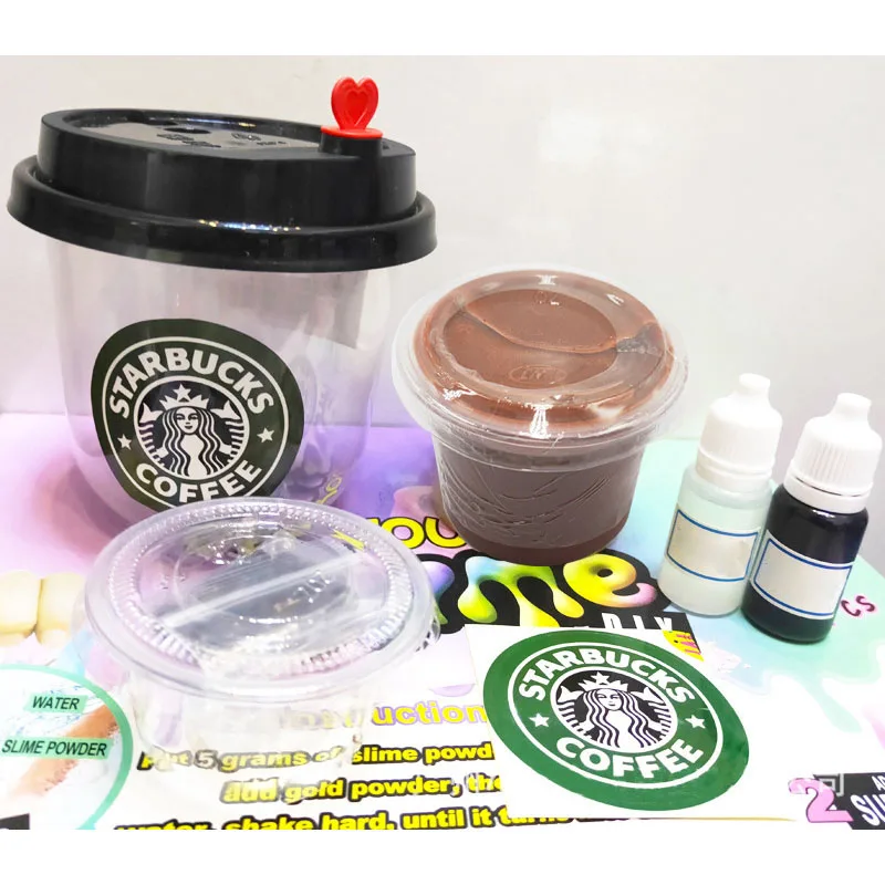 Mamiya starbucks café diy bebida slime criativo engraçado diy ...