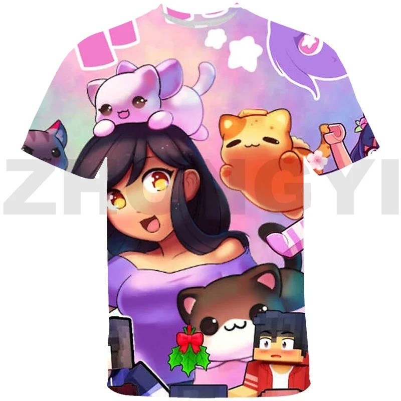 Aphmau-T-Shirts-Tops-Tee-Women-Clothing-Anime-O-neck-Short-Sleeve ...