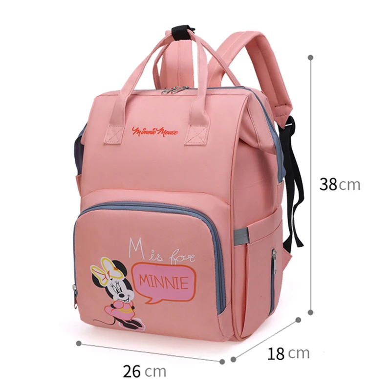Minnie Mouse Diaper Bag Pink