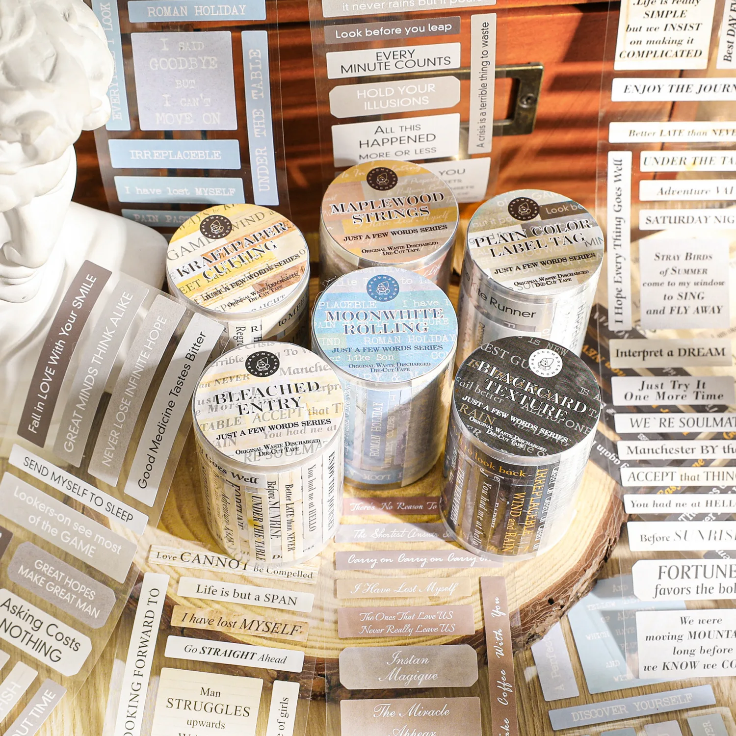 Vintage-Literary-English-Poetry-Washi-Tape-Decorative-Scrapbooking ...