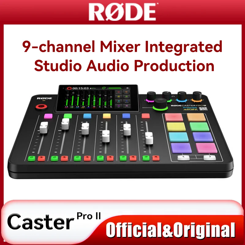 For-RODECaster-Pro-II-9-channel-Mixer-Integrated-Studio-Audio ...