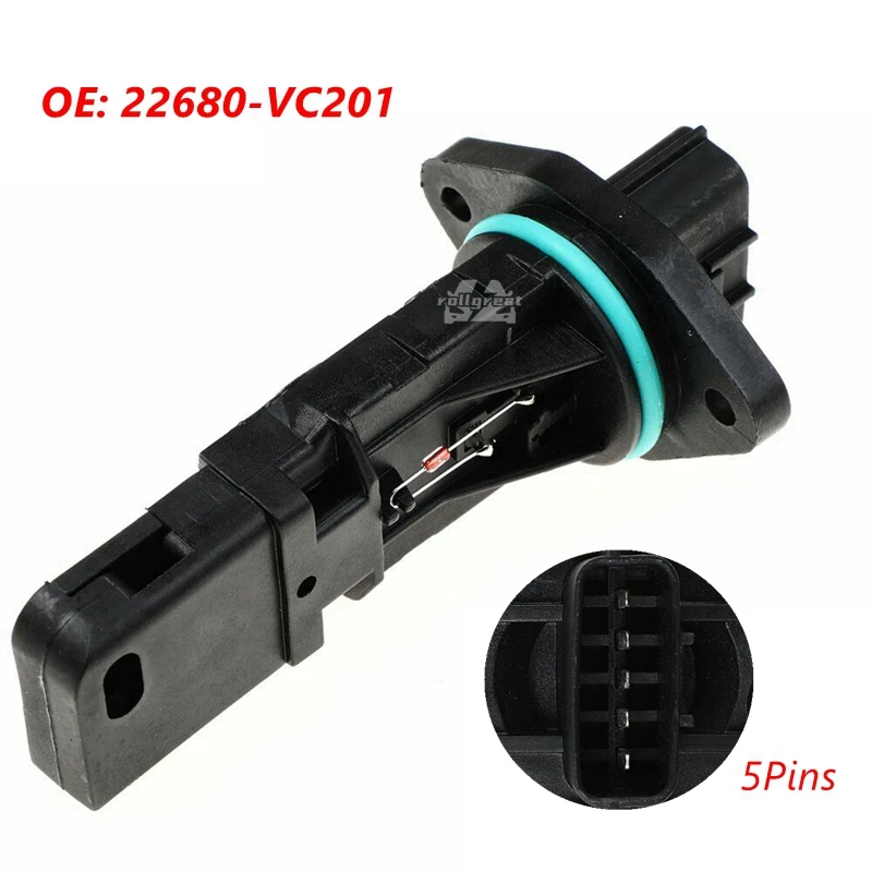 22680-VC201-Mass-Air-Flow-Meter-MAF-Sensor-For-Nissan-Patrol-TB48DE-6 ...